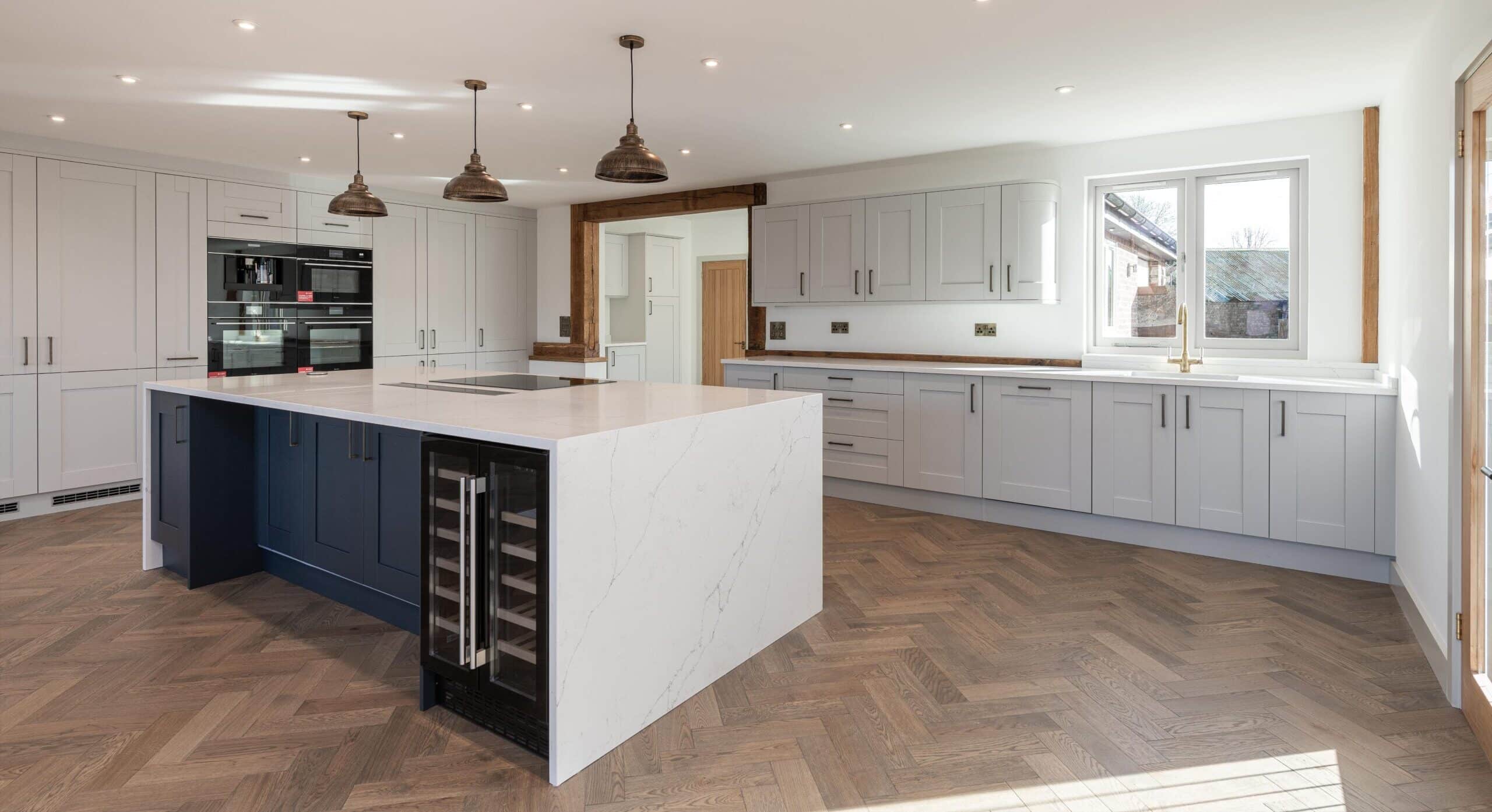 Alaska Bianca Quartz Kitchen: Maidstone Case Study - StoneWright UK